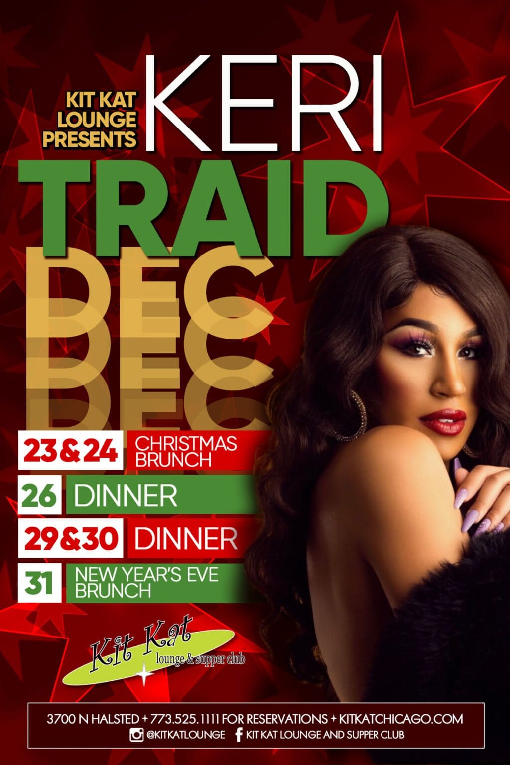 Kit Kat Lounge & Supper Club Chicago · Dinner & Drag Brunch