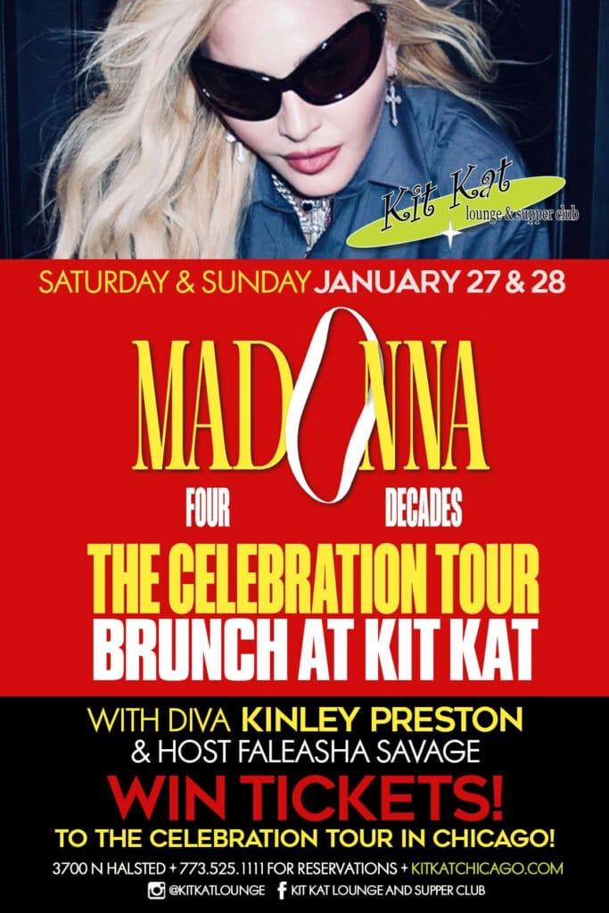 The Madonna Celebration Tour Drag Brunch • Kit Kat | Drag Show Chicago