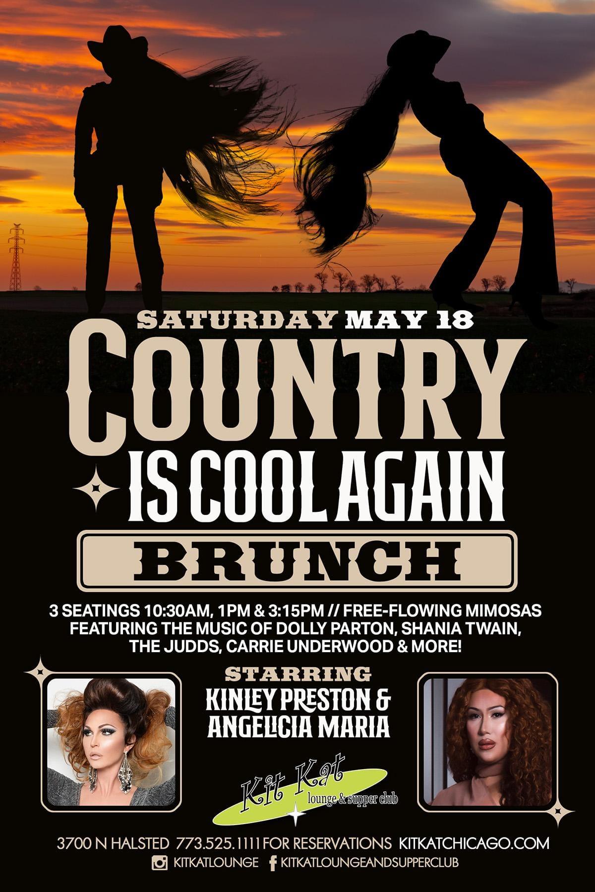 Country Is Cool, Again! Drag Brunch • Kit Kat | Drag Show Chicago